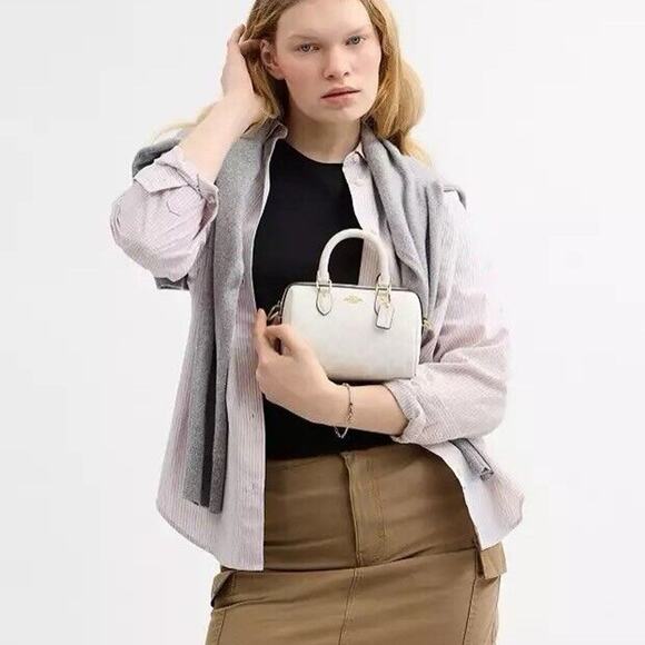 Coach | Bags | Nwt Coach Mini Rowan Crossbody Bag In Signature Canvas ...
